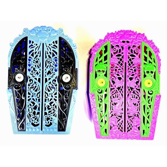 Mattel | Toys | Monster High Coffin Case Storage Set Of 2 Blue Black ...